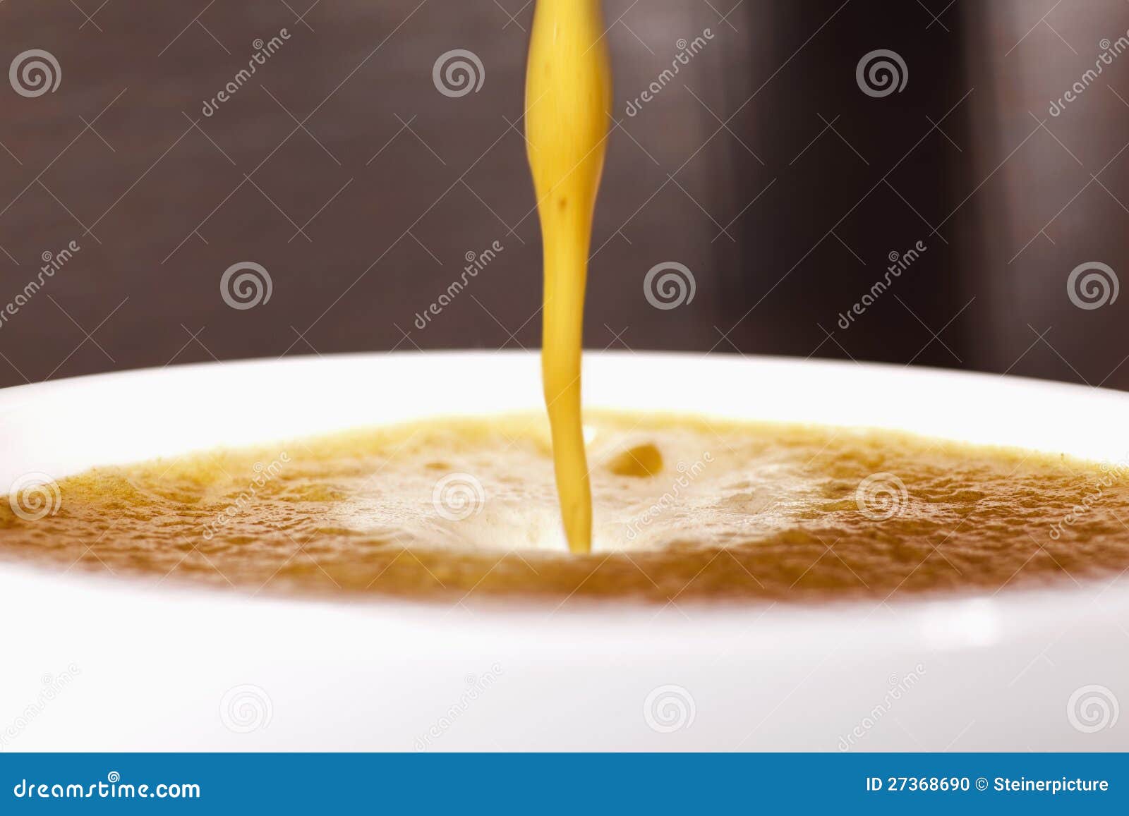 Flowing coffee stock photo. Image of closeup, ngerter - 27368690