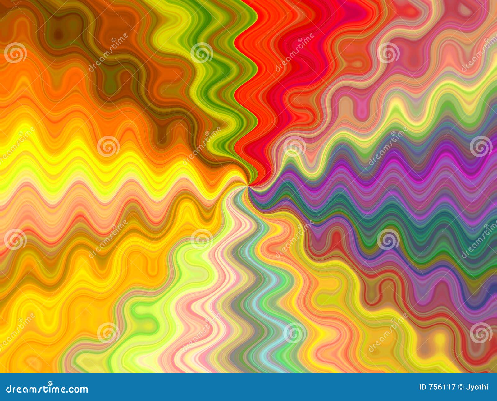 Flowing colors stock illustration. Illustration of colors - 756117