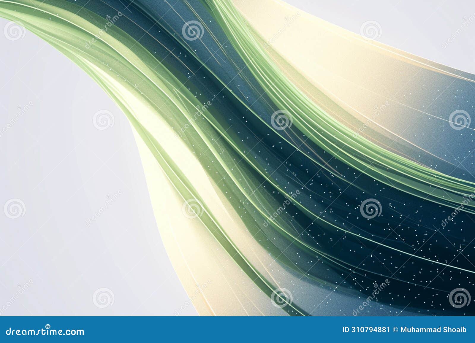 Flowing Curves Create Captivating Background in Immersive 3D Rendering ...