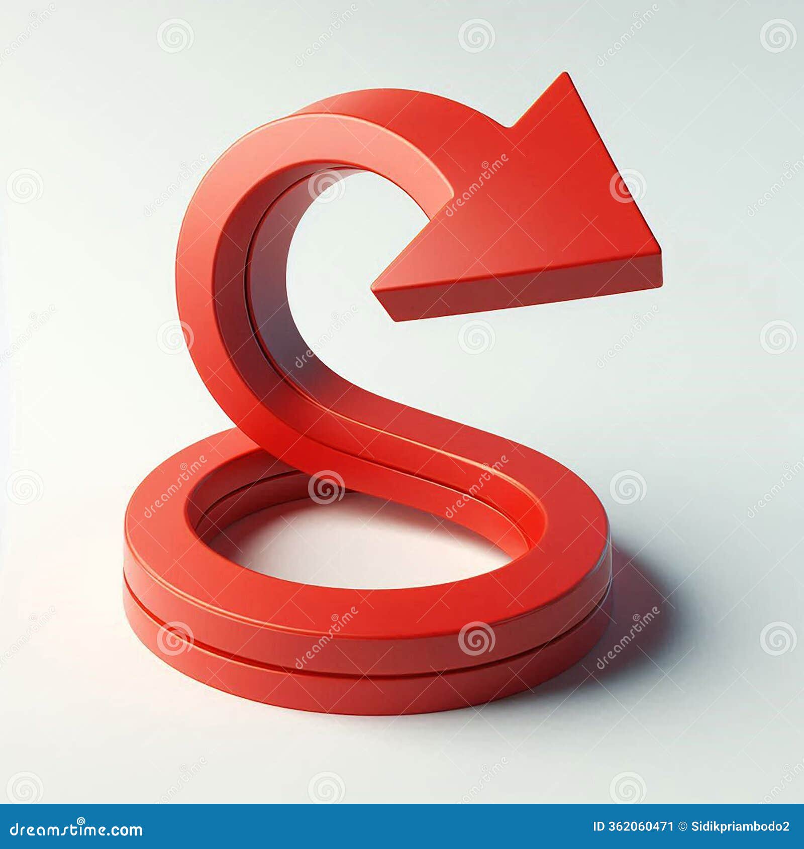 A flow arrow stock illustration. Illustration of brown - 362060471