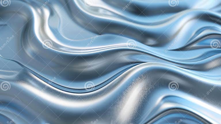 Flowing 3D Design with Repeating Wave-like Structures and Subtle ...