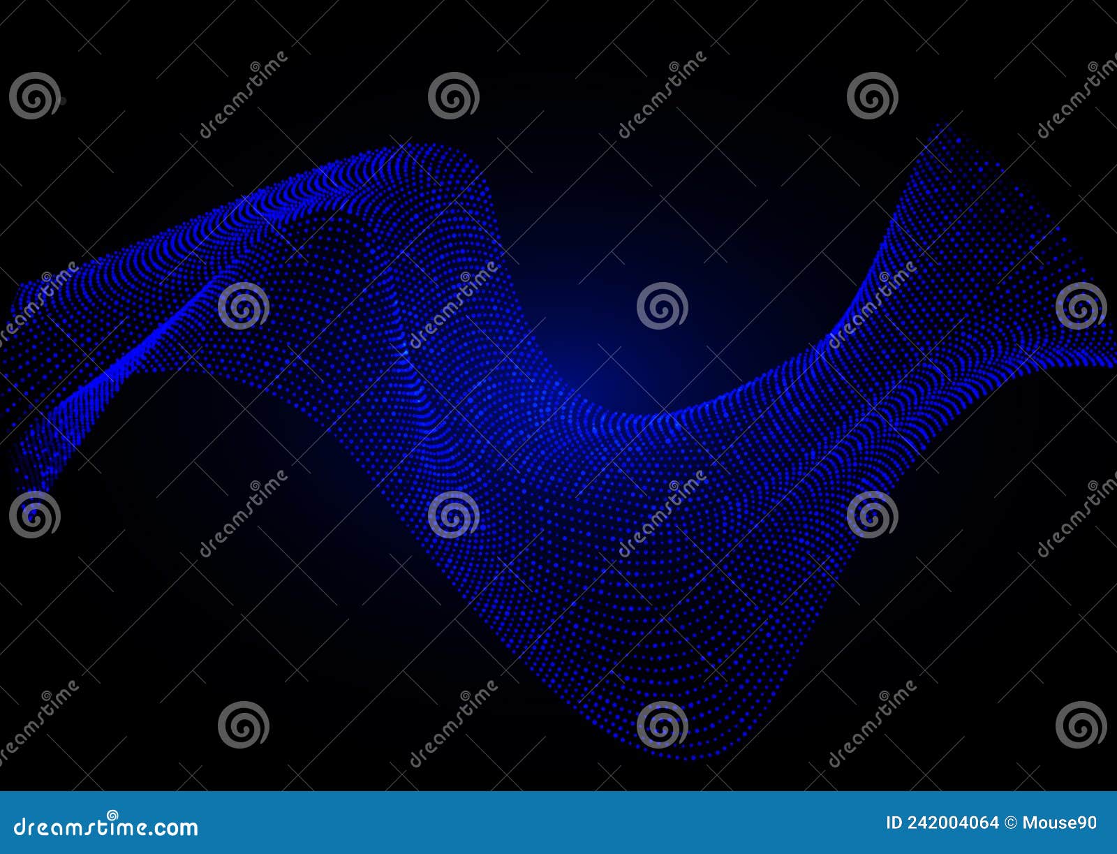 Flowing dots stock vector. Illustration of background - 242004064
