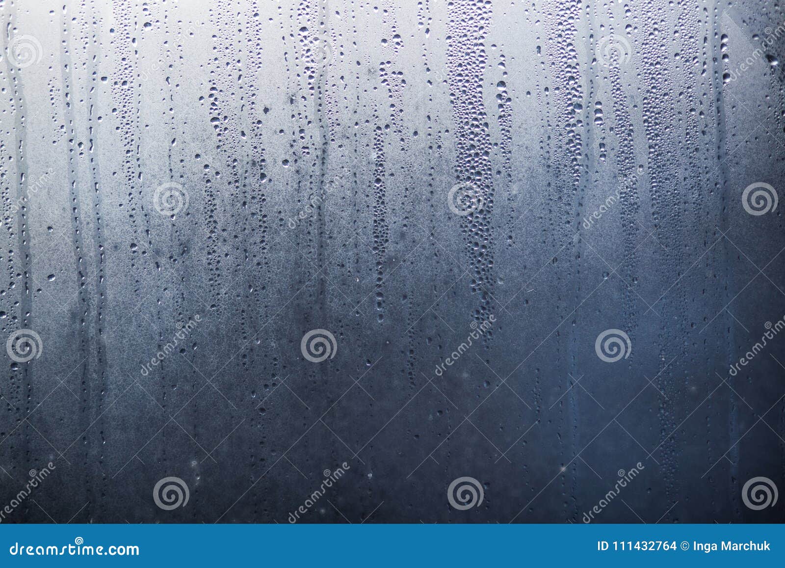 Flowing Down Water Drops on Window Glass Stock Photo - Image of aqua ...