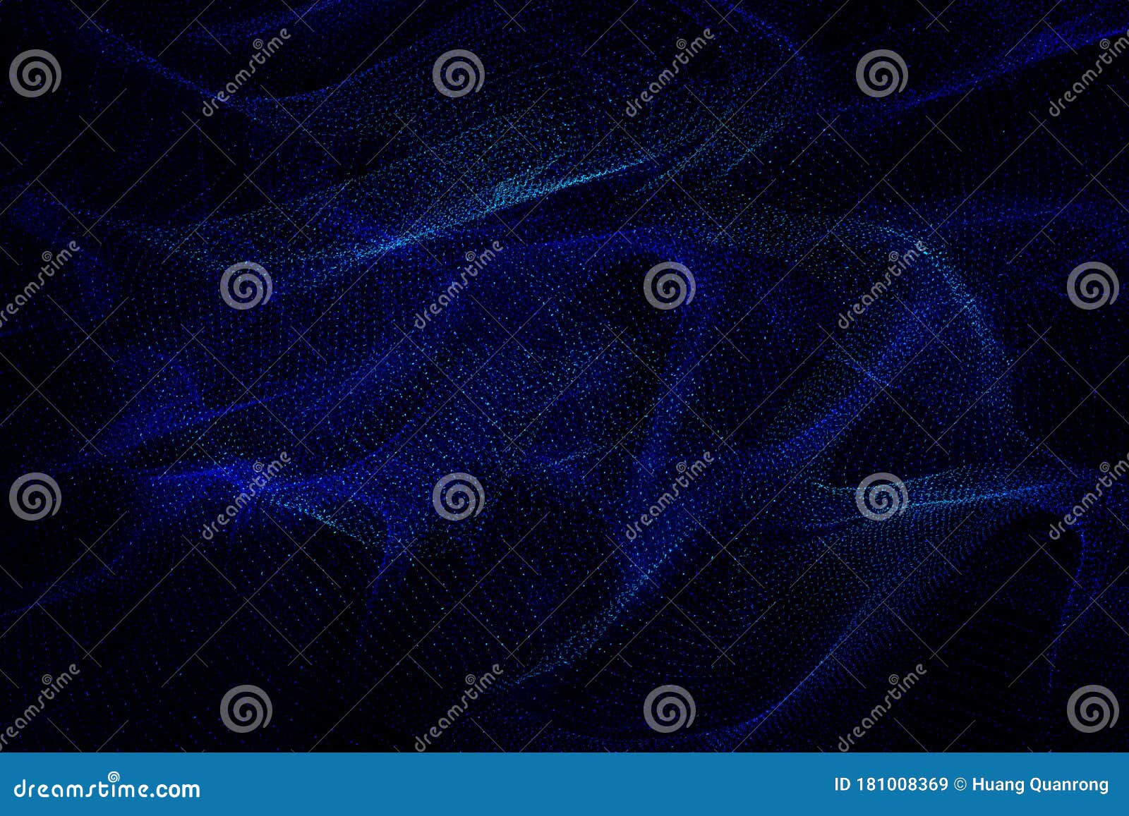 Flowing Dynamic Particles, Like Smoke, Form an Abstract Background of ...