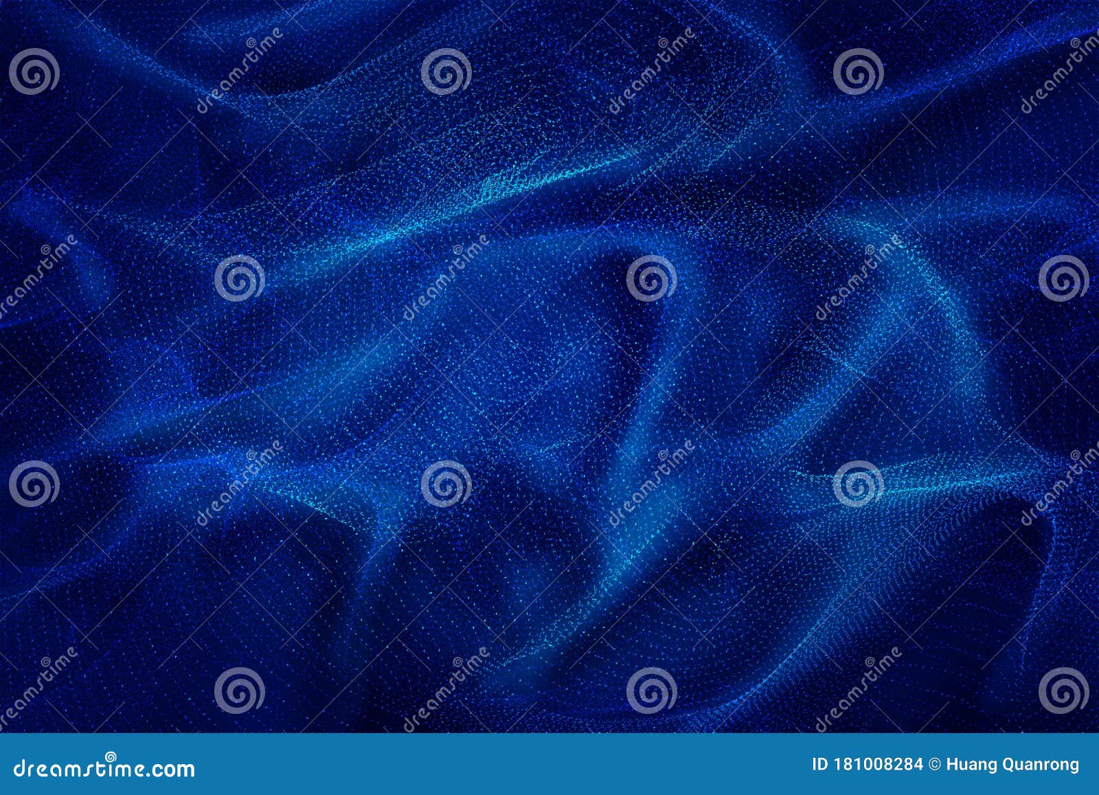 Flowing Dynamic Particles, Like Smoke, Form an Abstract Background of ...