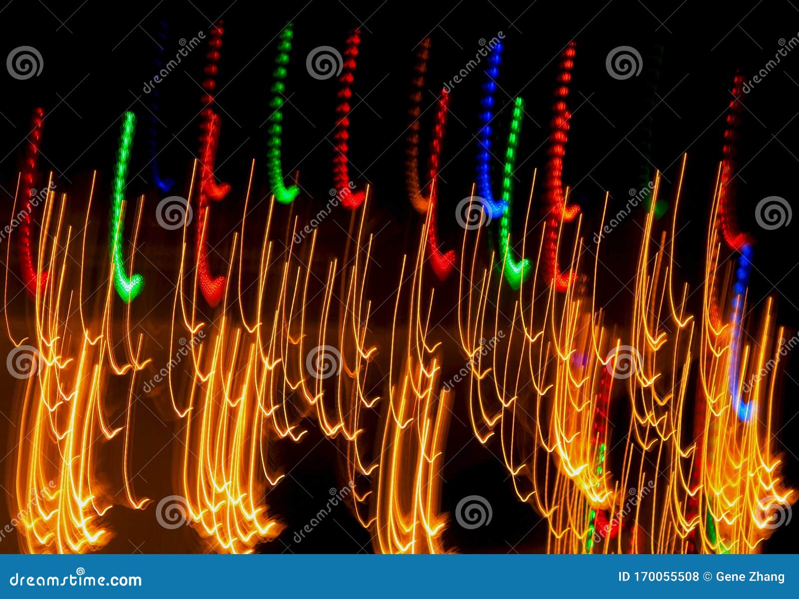 Flowing Light Effect, Multi-colored Curves Backgrounds, Abstract Stock ...