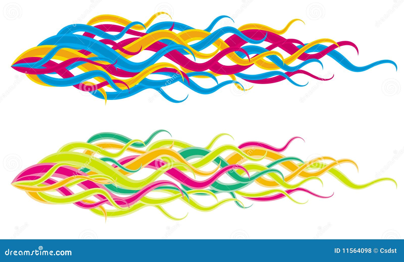 Flowing lines stock vector. Illustration of fashion, wave - 11564098