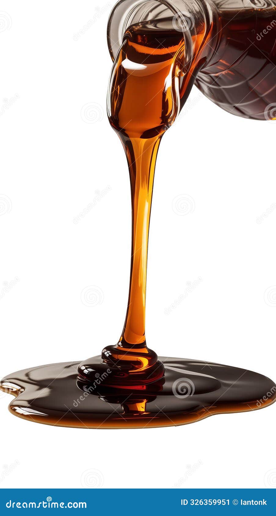 Flowing Maple Syrup with White Background Stock Image - Illustration of ...