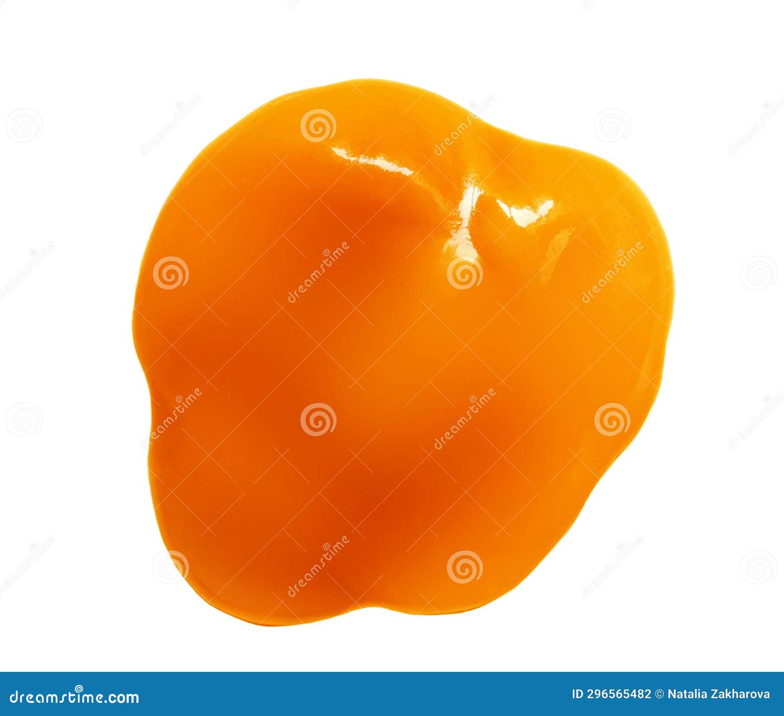 Flowing Melted Caramel Syrup Isolated on White Background Stock Photo ...