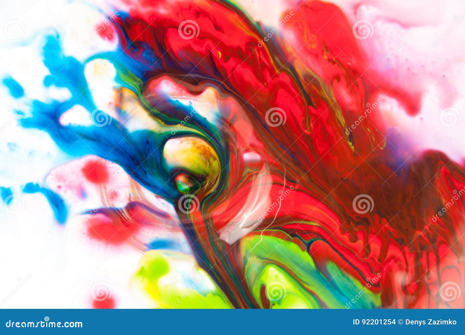 Flowing paint stock illustration. Illustration of mixed - 92201254