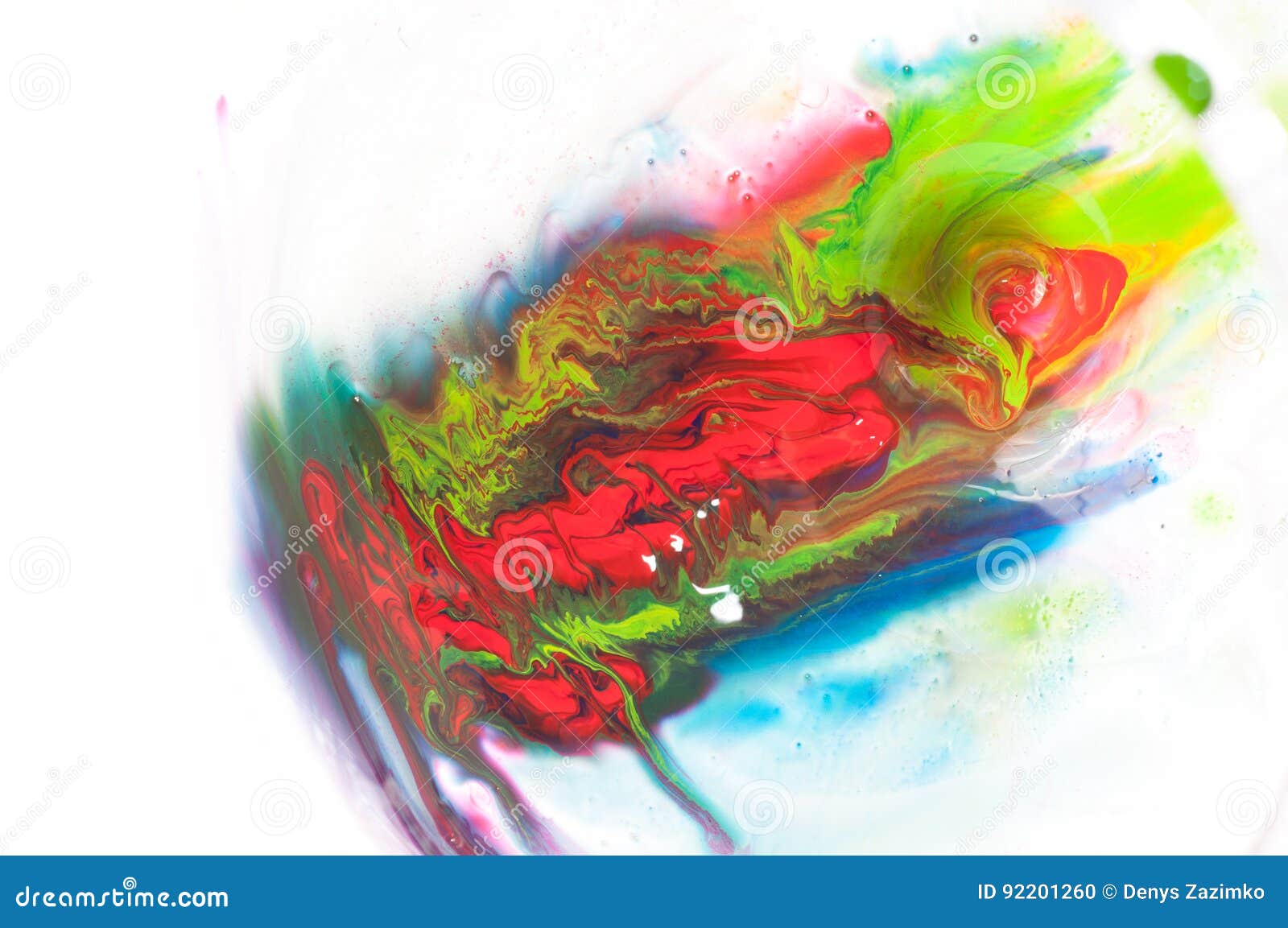 Flowing paint stock illustration. Illustration of spreading - 92201260