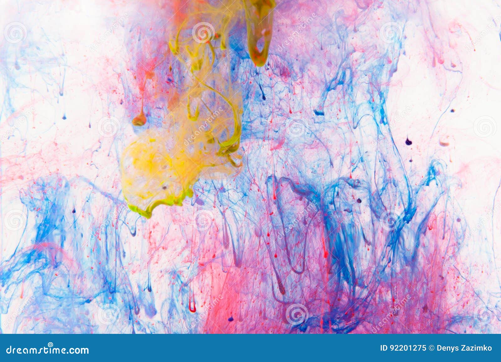 Flowing paint stock illustration. Illustration of spreading - 92201275