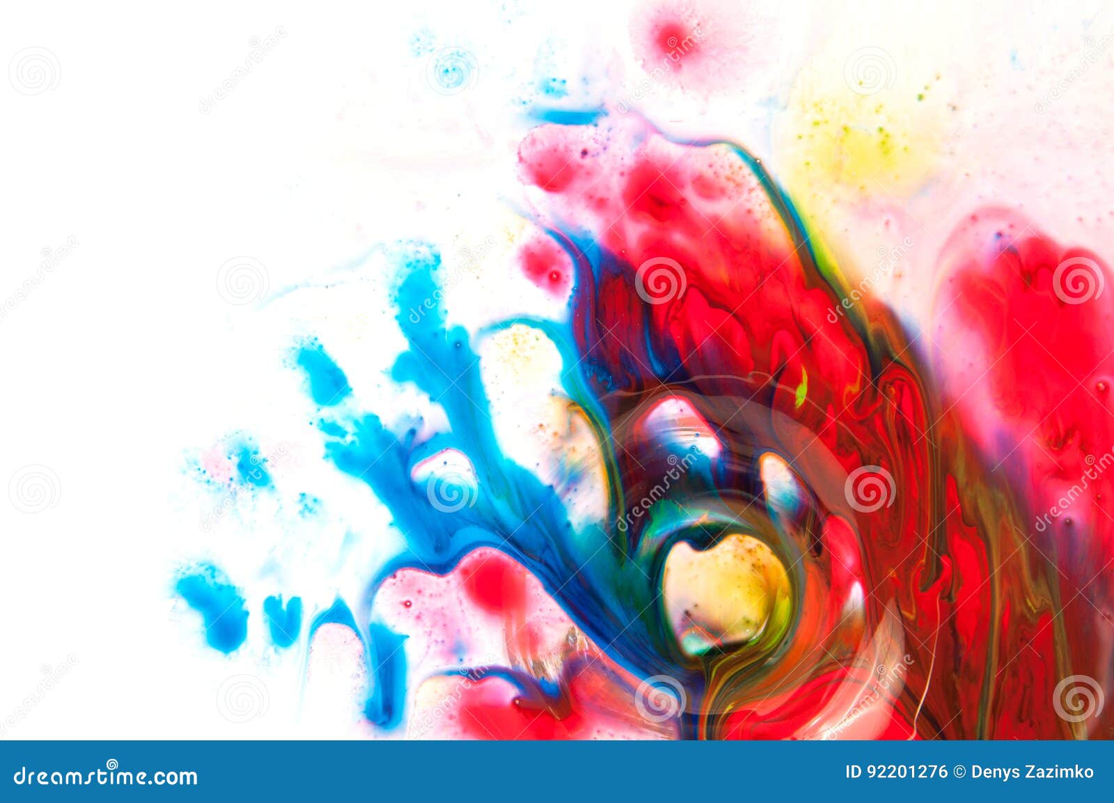Flowing paint stock illustration. Illustration of mixing - 92201276