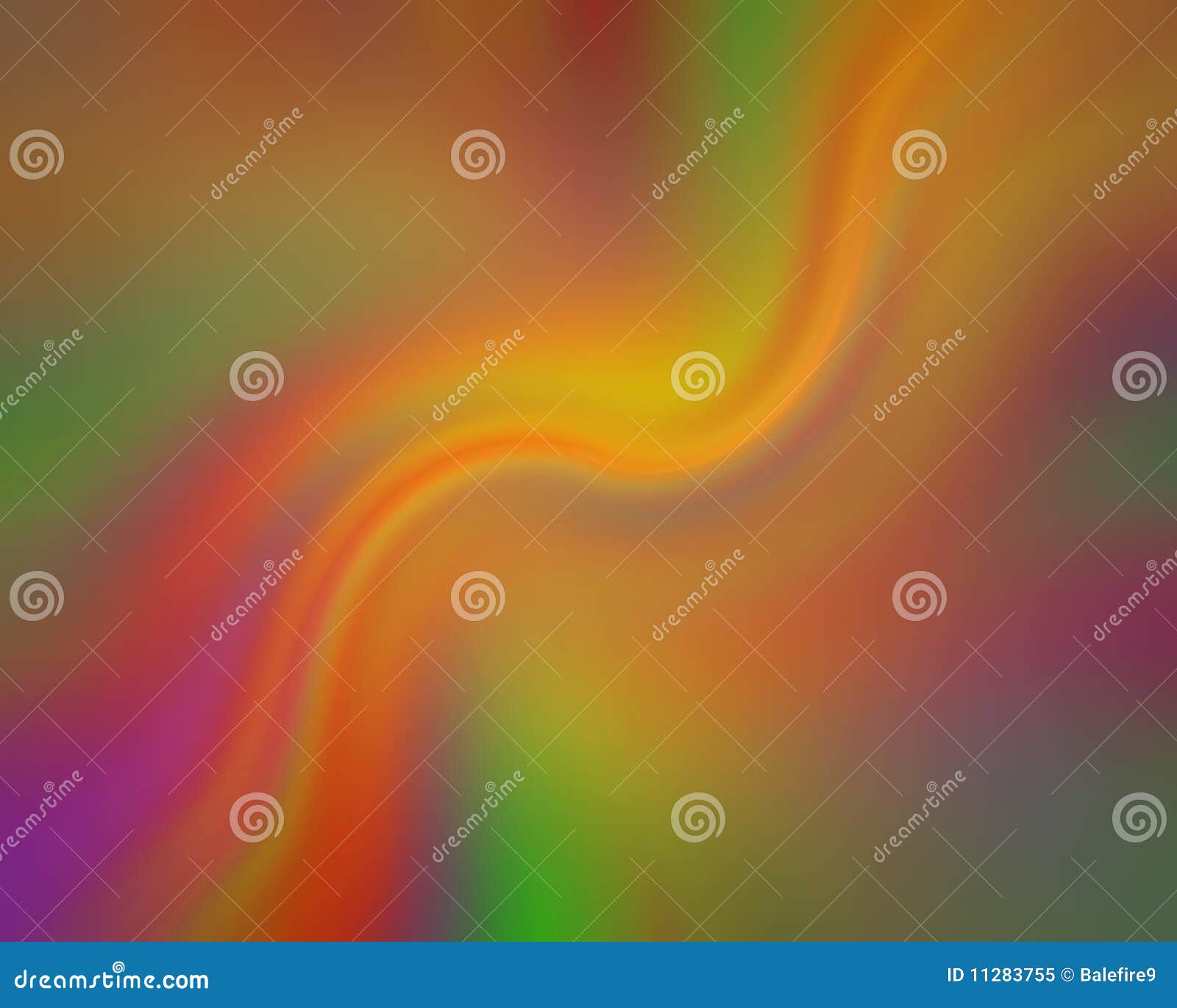 Flowing Psychedelic Streaks of Color Stock Illustration - Illustration ...
