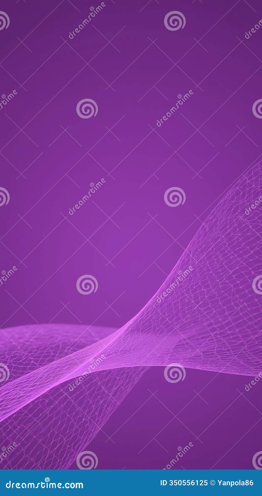 Flowing Purple Mesh Wave on a Gradient Background, Creating a Modern ...