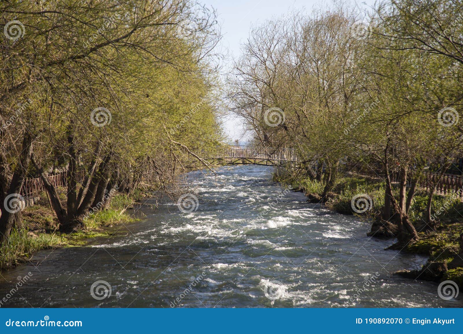 A Flowing River in the Nature Stock Photo - Image of outdoor, water ...