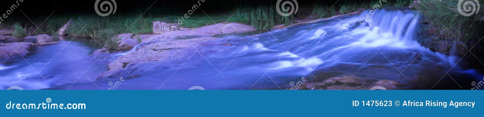 Flowing river panoramic 2 stock image. Image of creek - 1475623