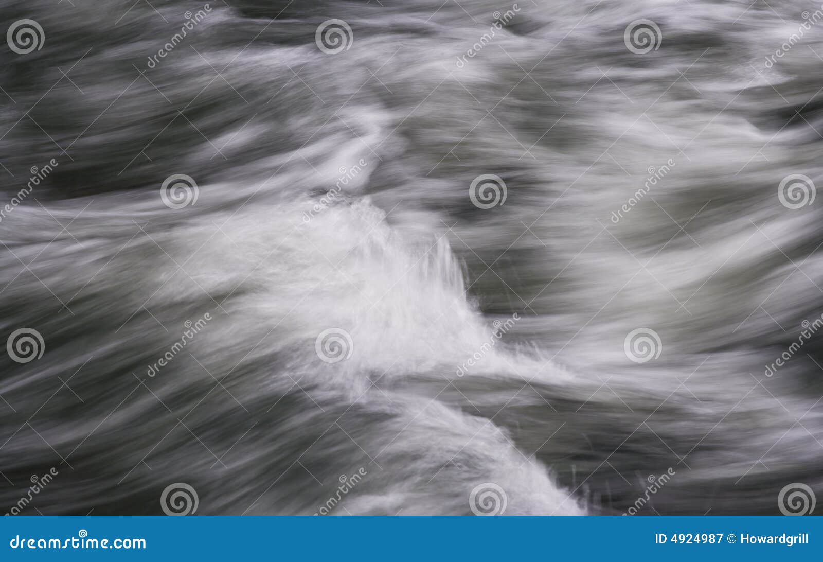 Flowing, Rushing Water Abstract Stock Image - Image of water, smooth ...