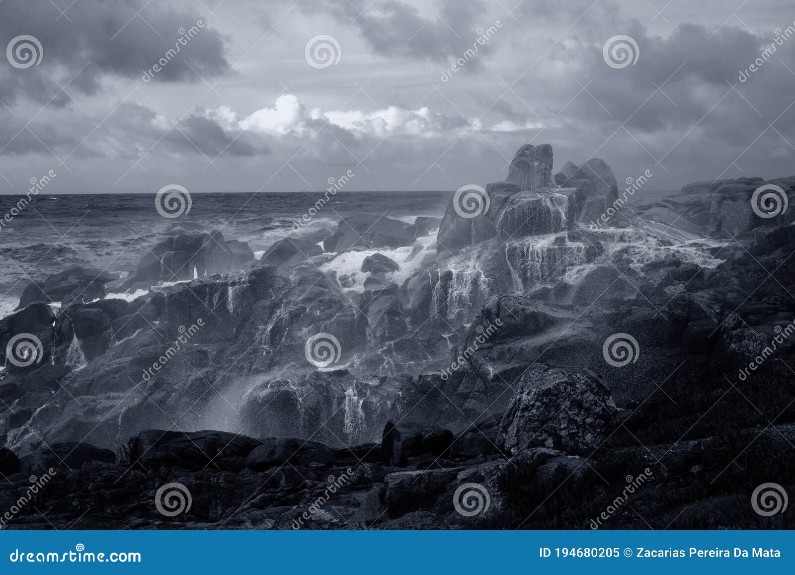 Flowing sea water stock image. Image of outdoor, fresh - 194680205