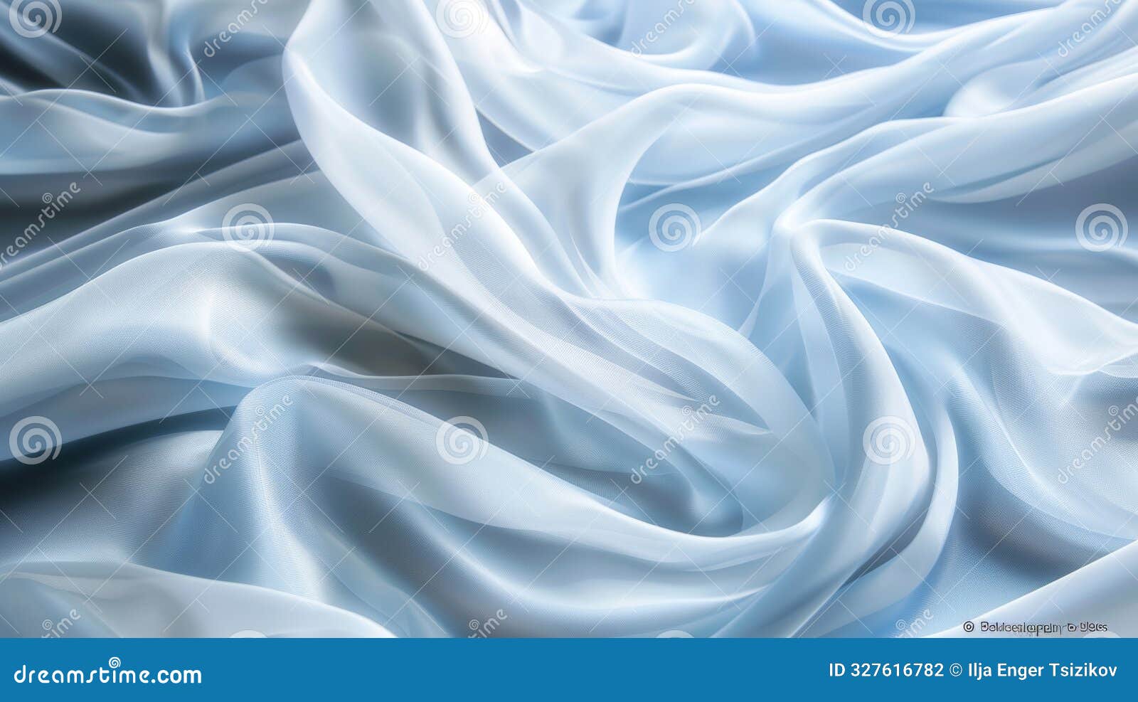 Flowing Soft Blue Fabric Texture, Elegant Background Delicate Textile ...