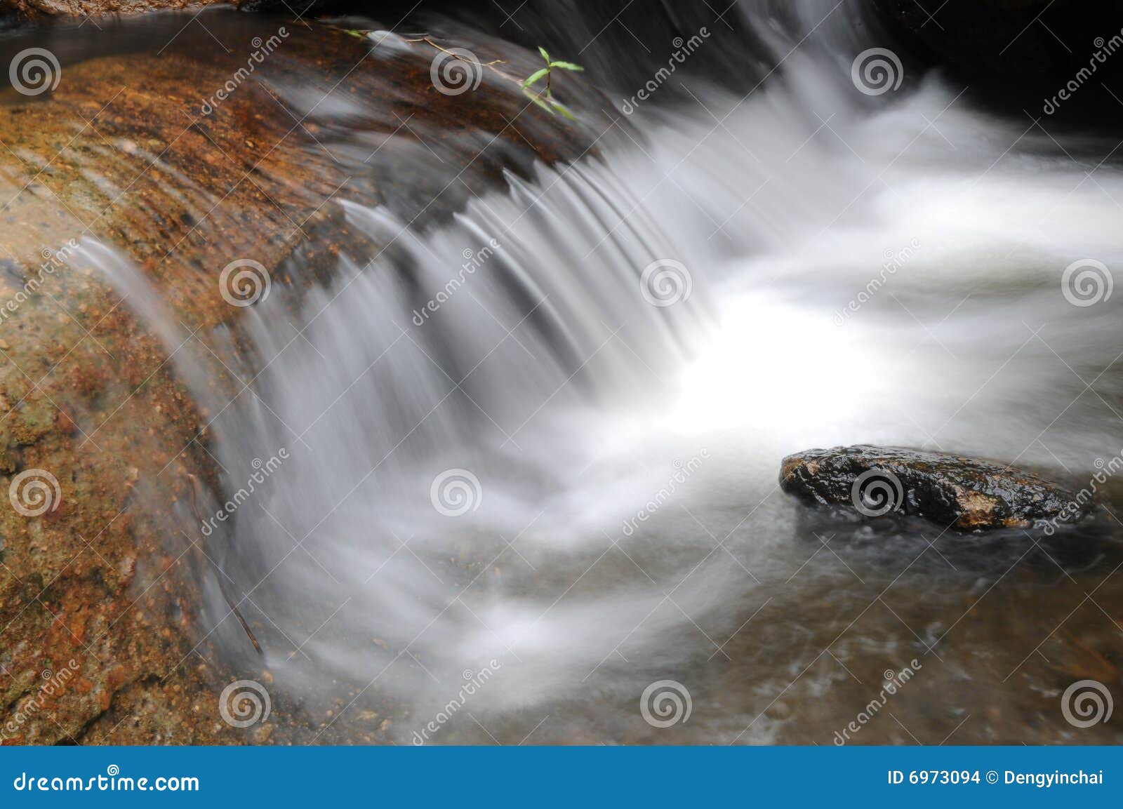 The flowing spring water stock photo. Image of cool, peace - 6973094