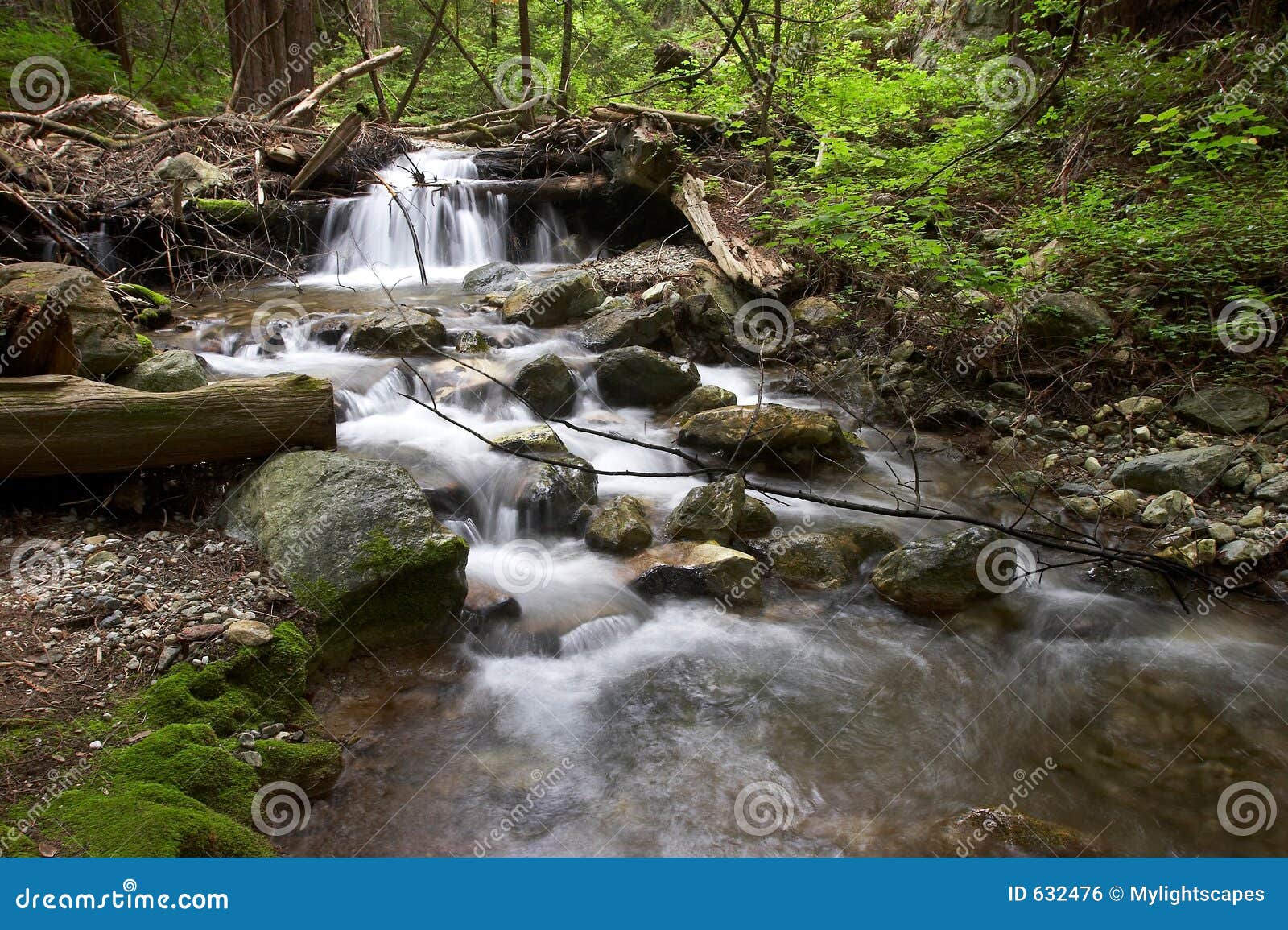 Flowing water stock photo. Image of scenic, outside, flowing - 632476