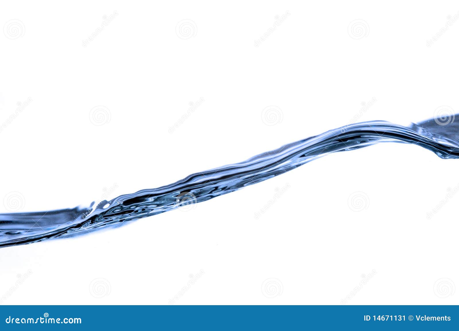 A flowing wave of water stock image. Image of smooth - 14671131