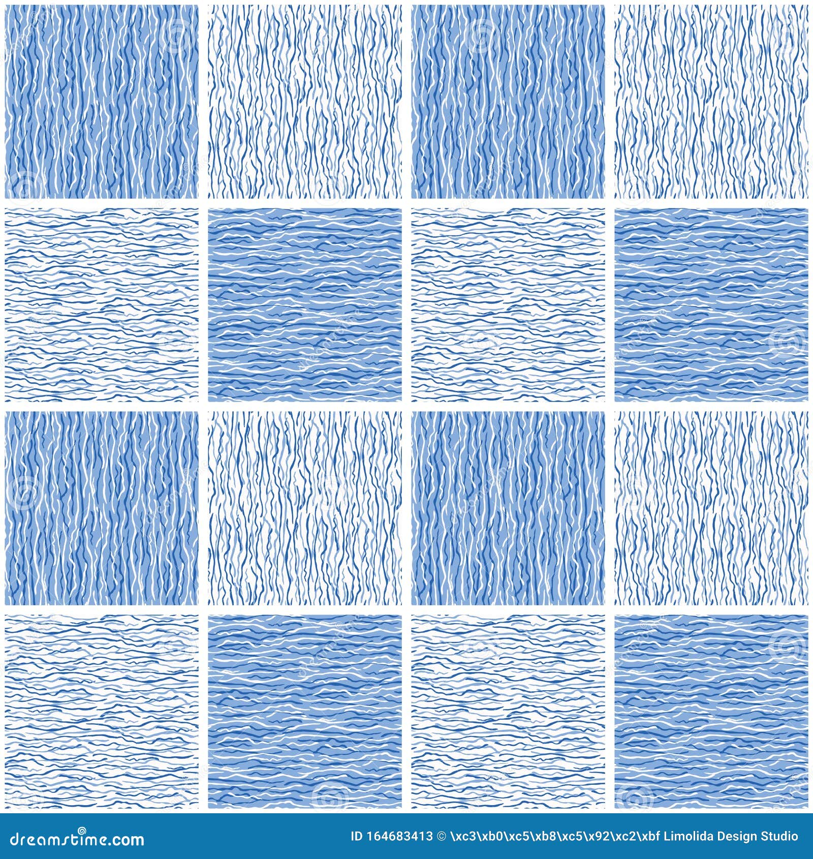 Flowing Wave Water Texture Tile. Seamless Vector Pattern. Blue Mosaic ... Flowing Wave Water Texture Tile. Seamless Vector Pattern. Blue Mosaic ...