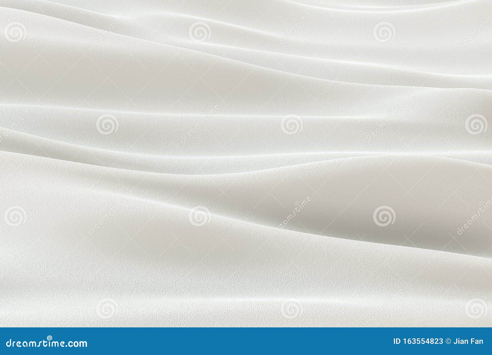 Flowing and Waving Cloth Background, 3d Rendering Stock Illustration ...