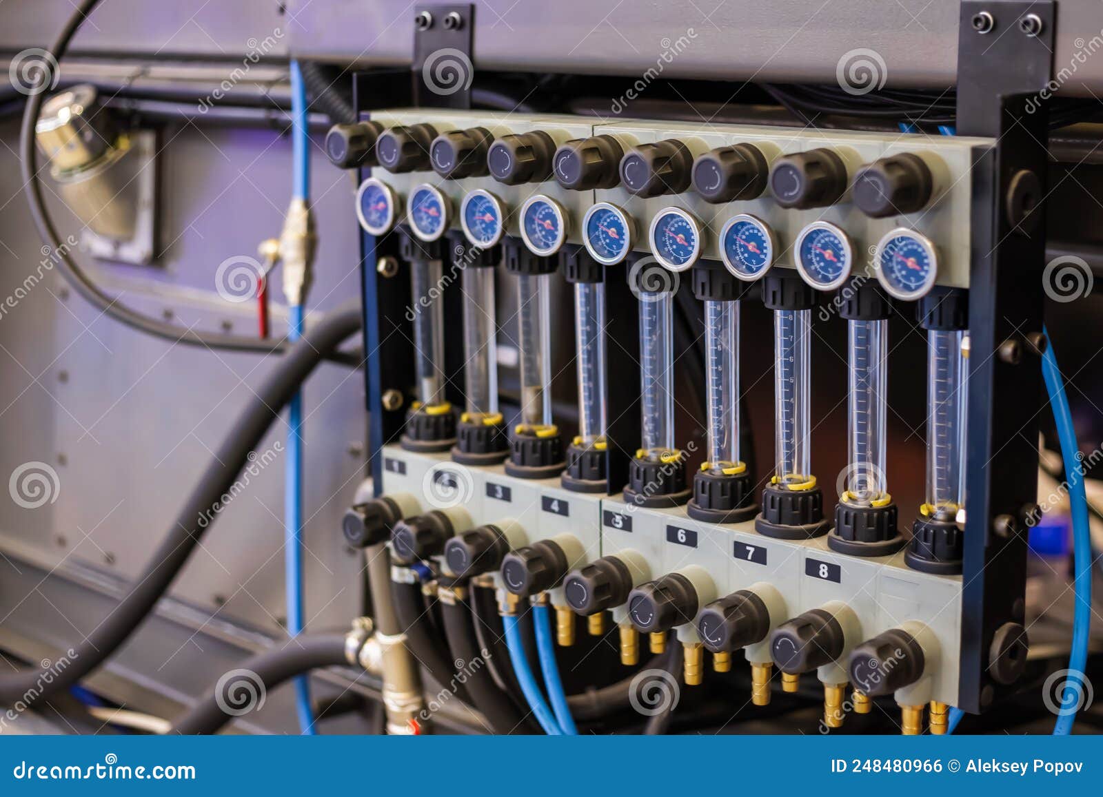 Flowmeter, Rotameter - Flow Regulator for Cooling System of Injection ...
