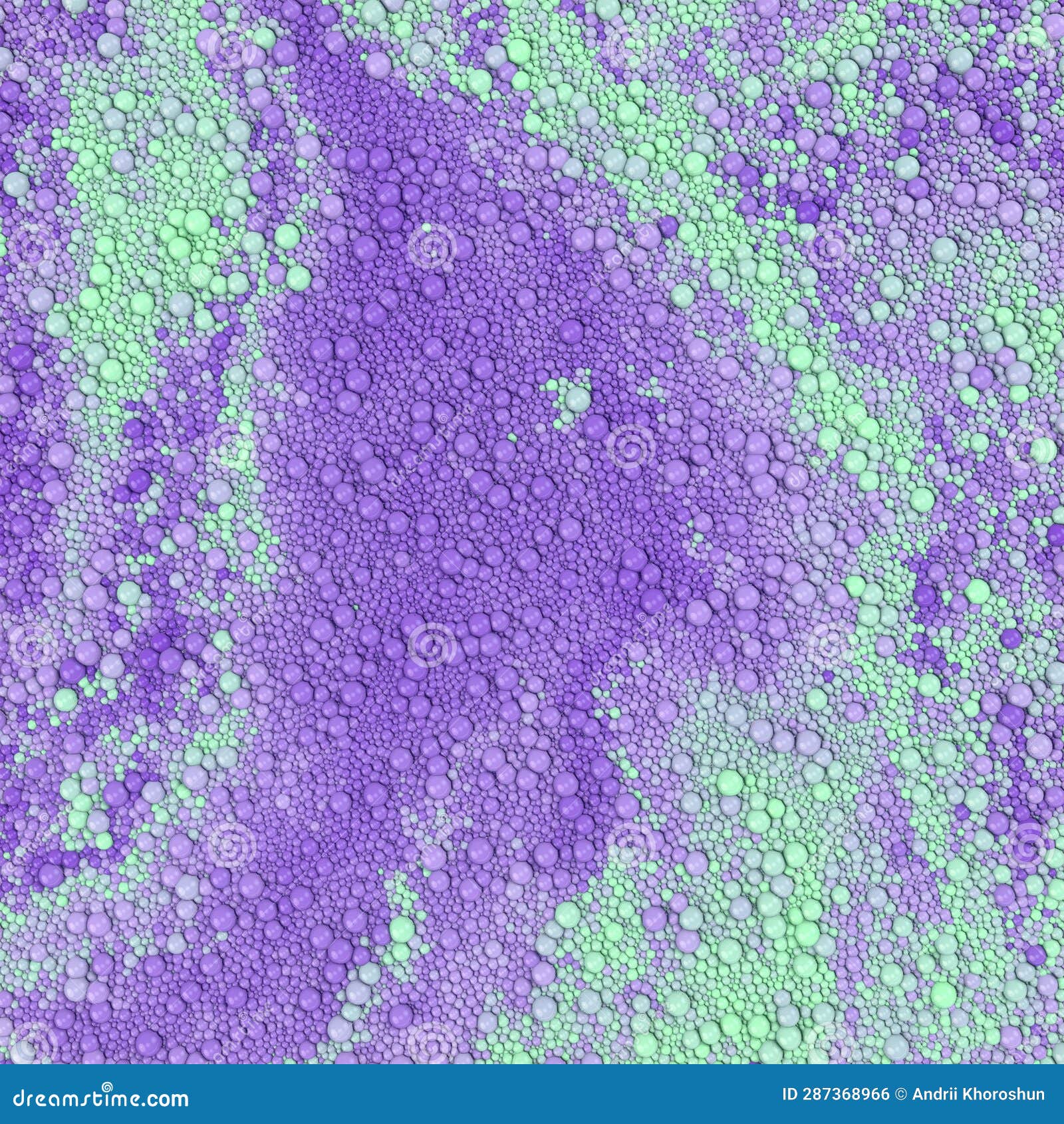 Flows of Neon Colored Particles Mixing on the Surface. 3d Rendering ...