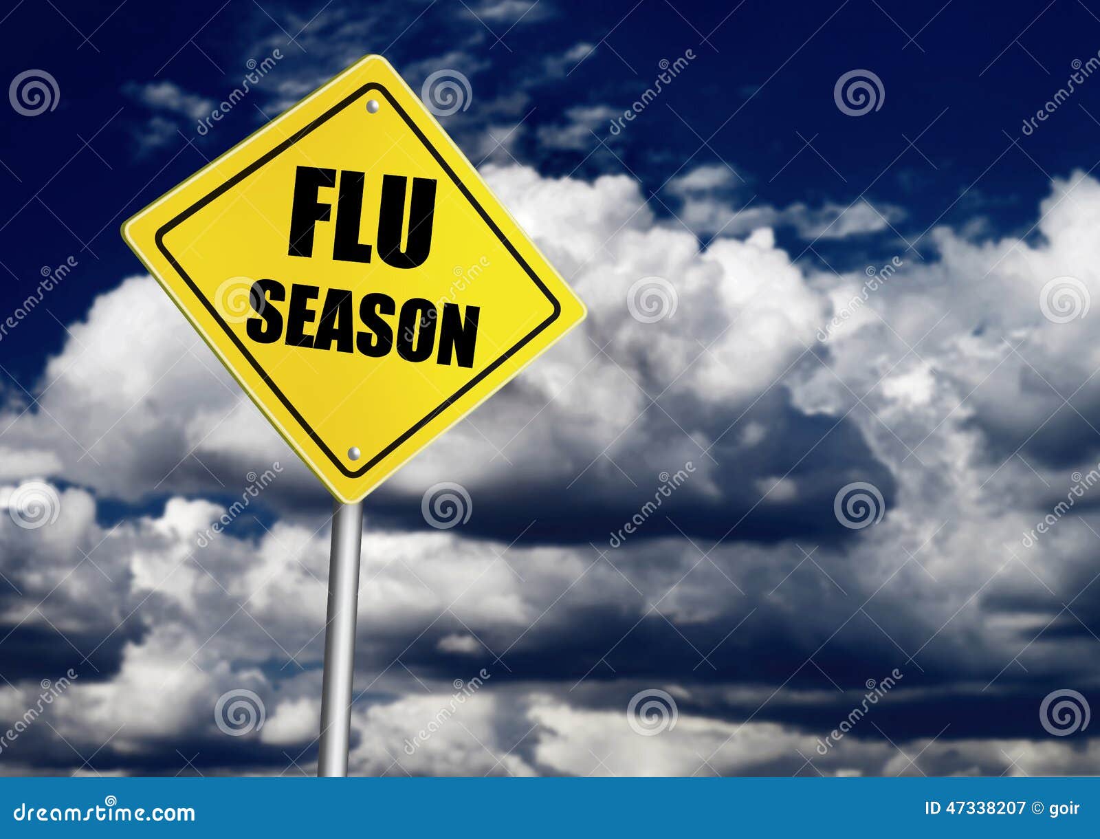 Flu season sign stock image. Image of forecasting, dark - 47338207