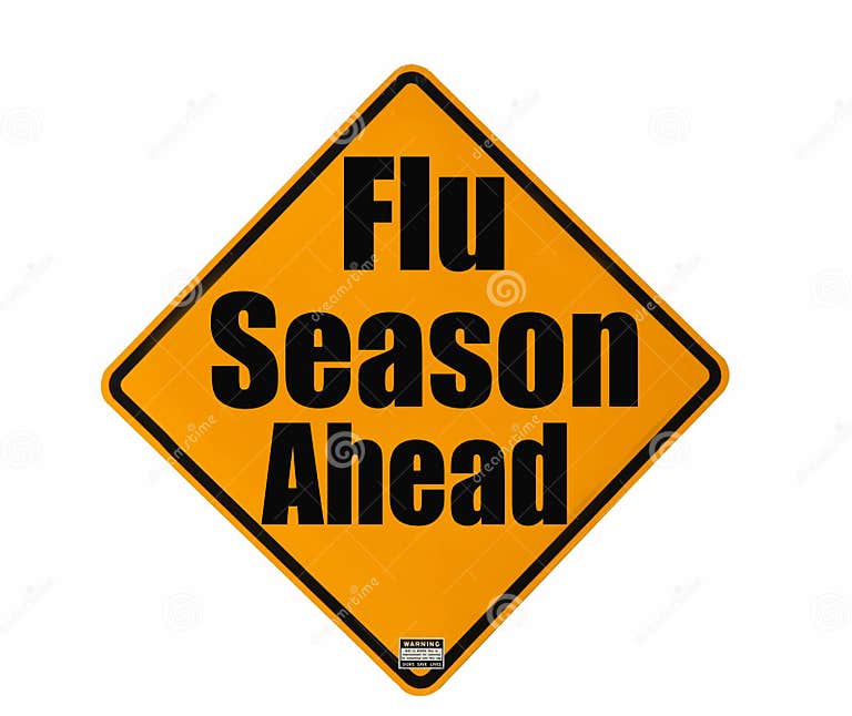 Flu Season warning sign stock photo. Image of epidemic - 10794970