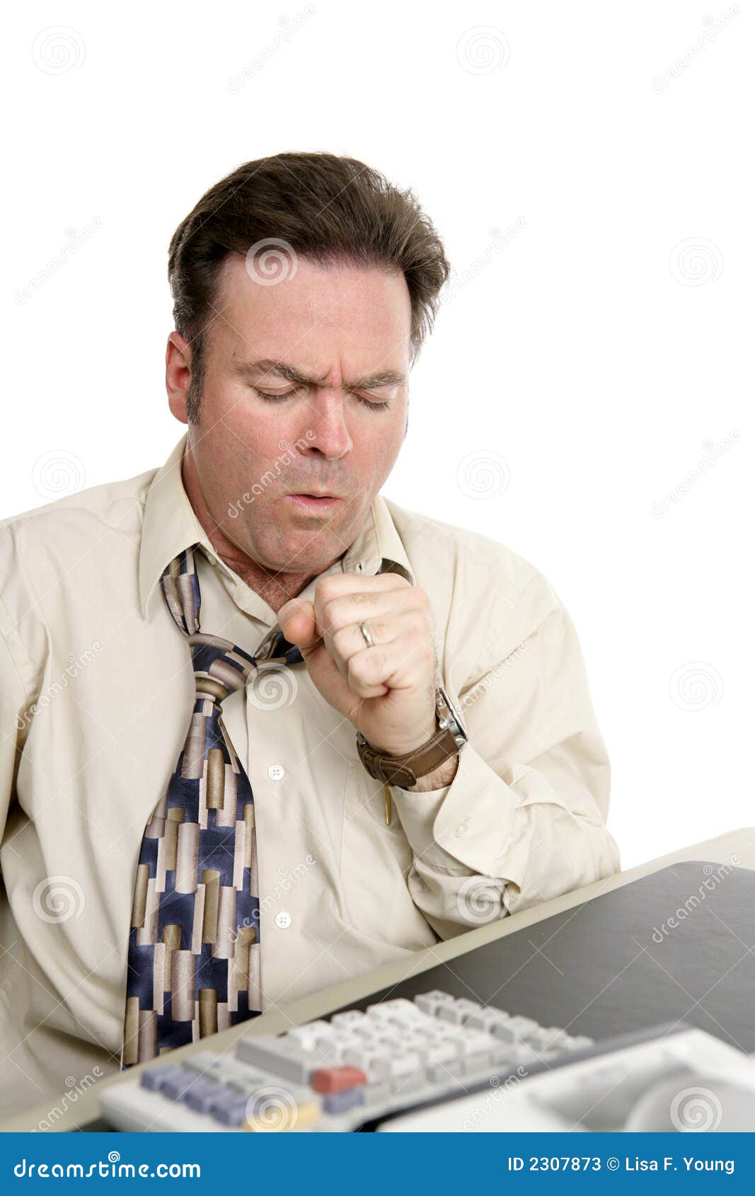 Flu Symptoms at Work stock image. Image of angina, finances - 2307873