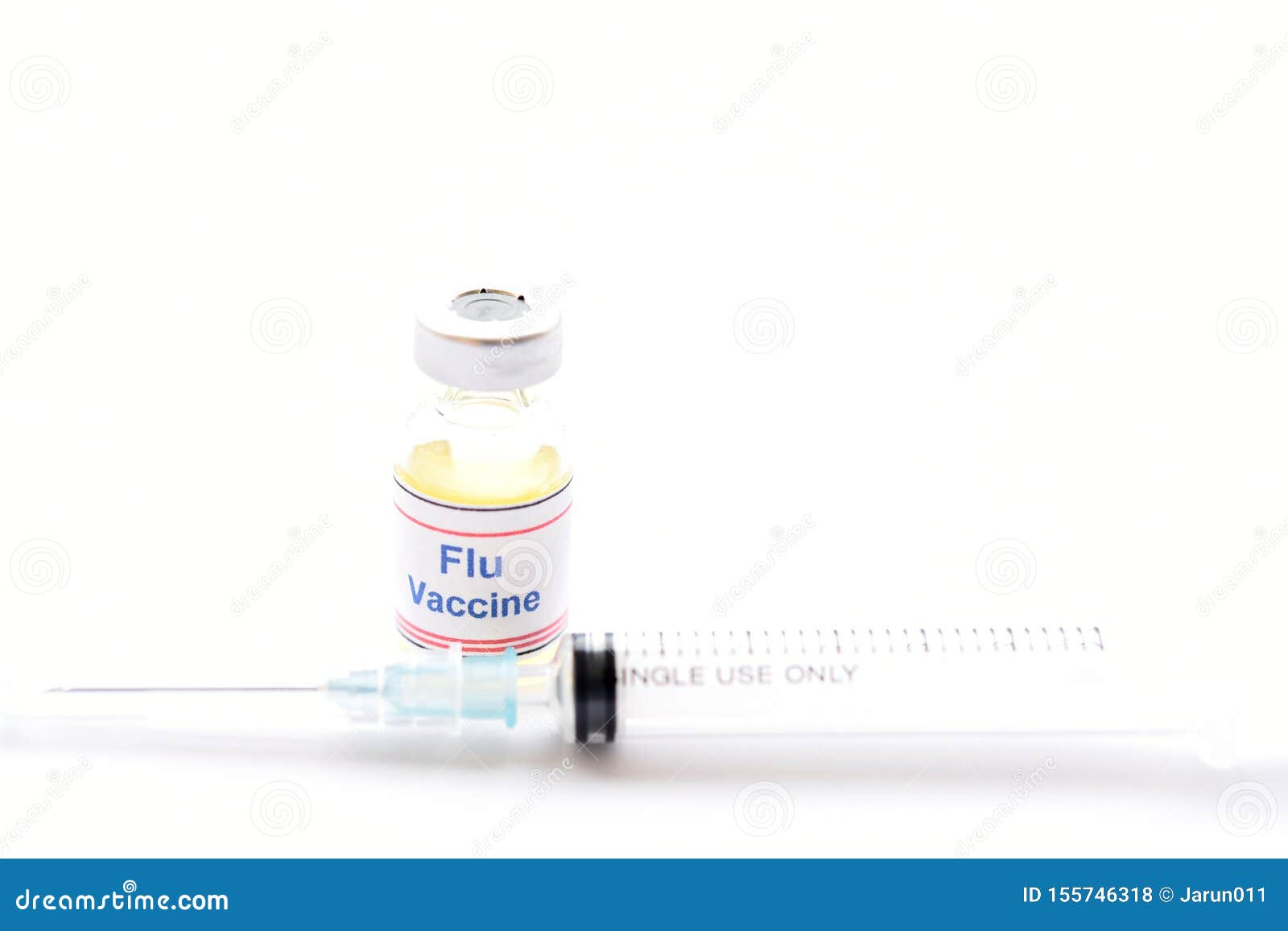 Flu vaccine for injection stock photo. Image of inoculation - 155746318