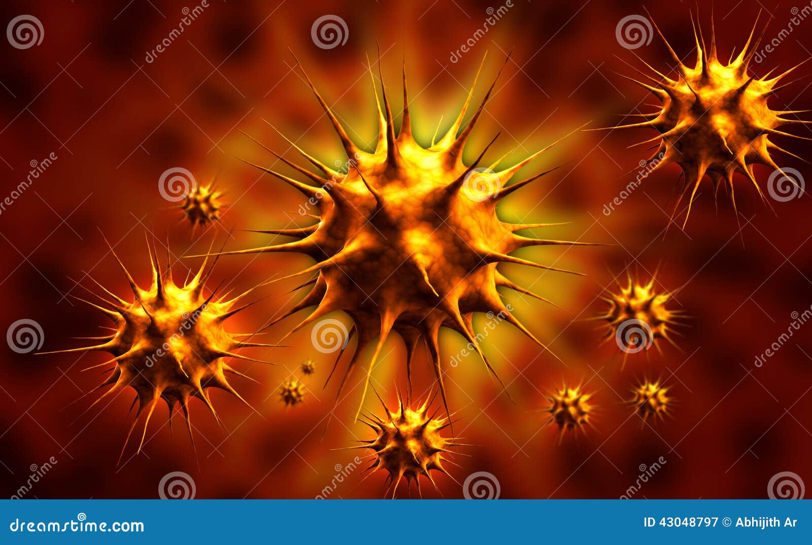 Flu Virus stock illustration. Illustration of cold, microbe - 43048797