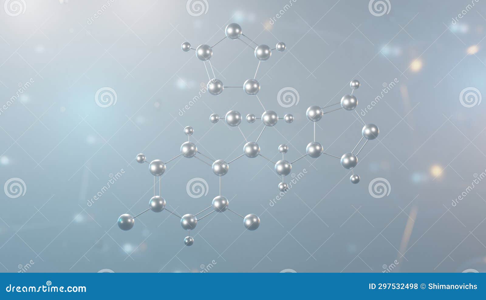 Fluconazole Molecular Structure, 3d Model Molecule, Antifungal ...