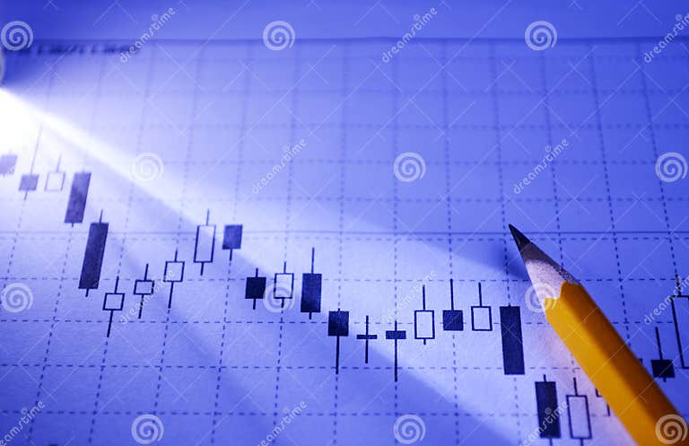 Fluctuating Graph for Data Analysis Stock Image - Image of graph ...