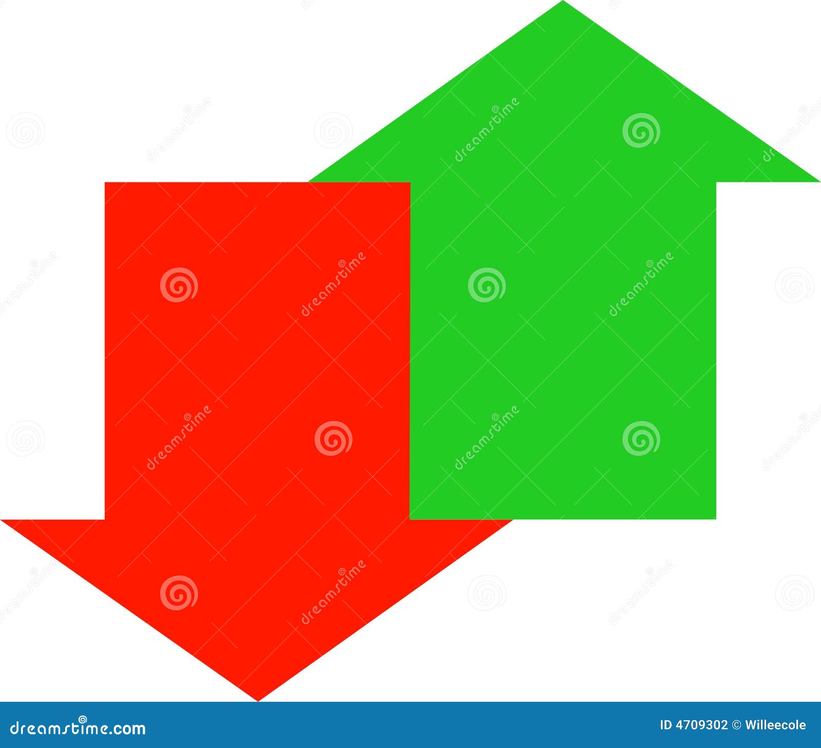 Fluctuating markets stock vector. Illustration of isolated - 4709302