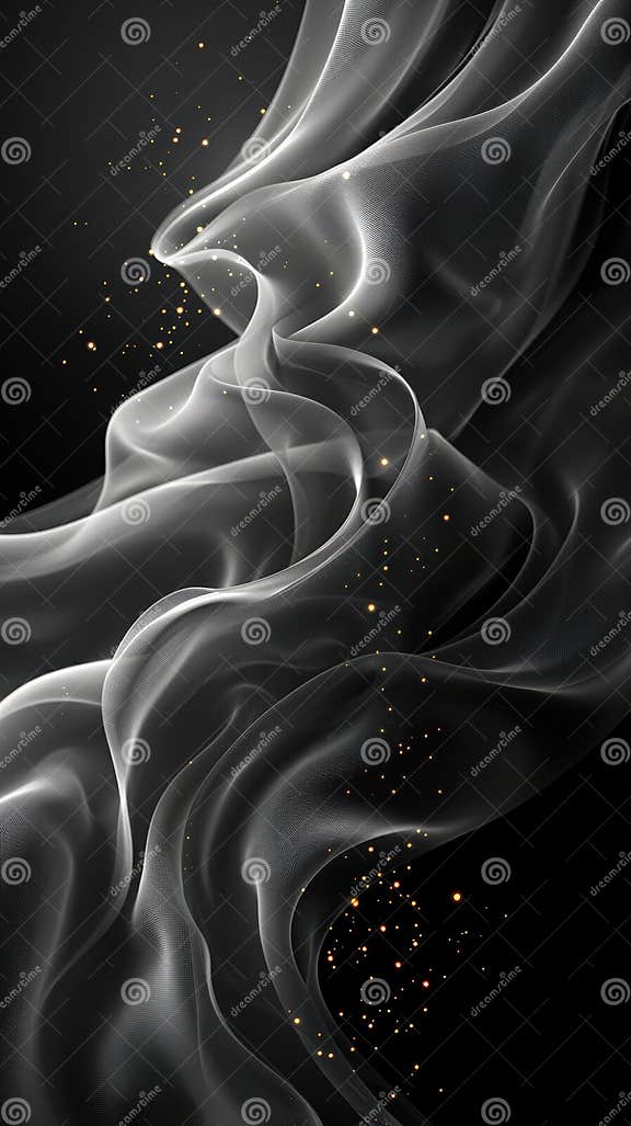 Fluent Style Simple Black Gradient Background. Stock Illustration ...