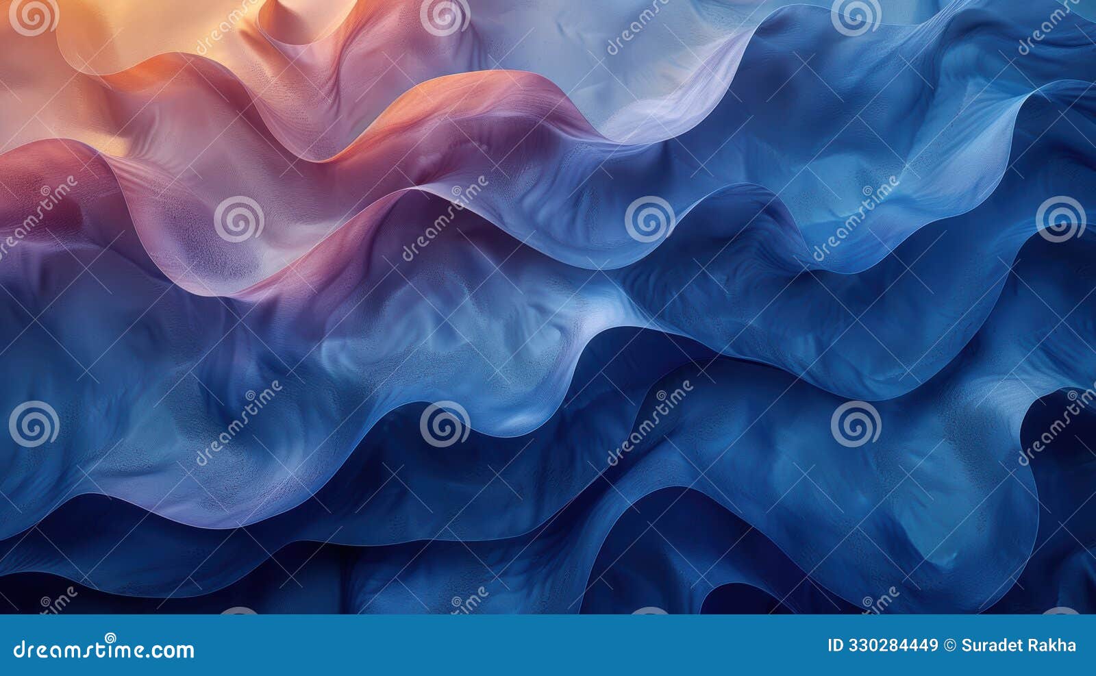 Fluent Style Simple Blue Gradient Background. Stock Illustration ...