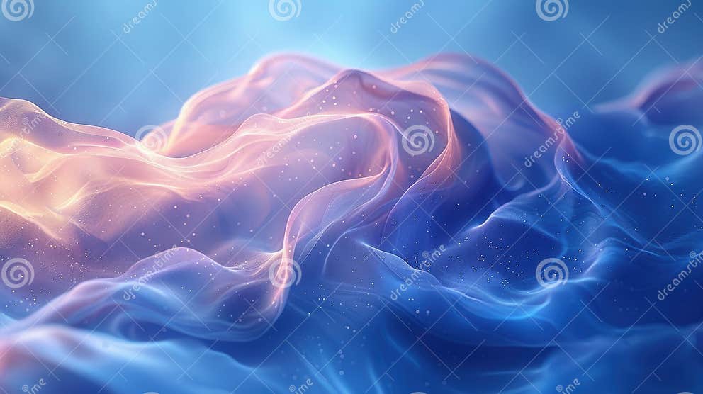 Fluent Style Simple Blue Gradient Background. Stock Illustration ...