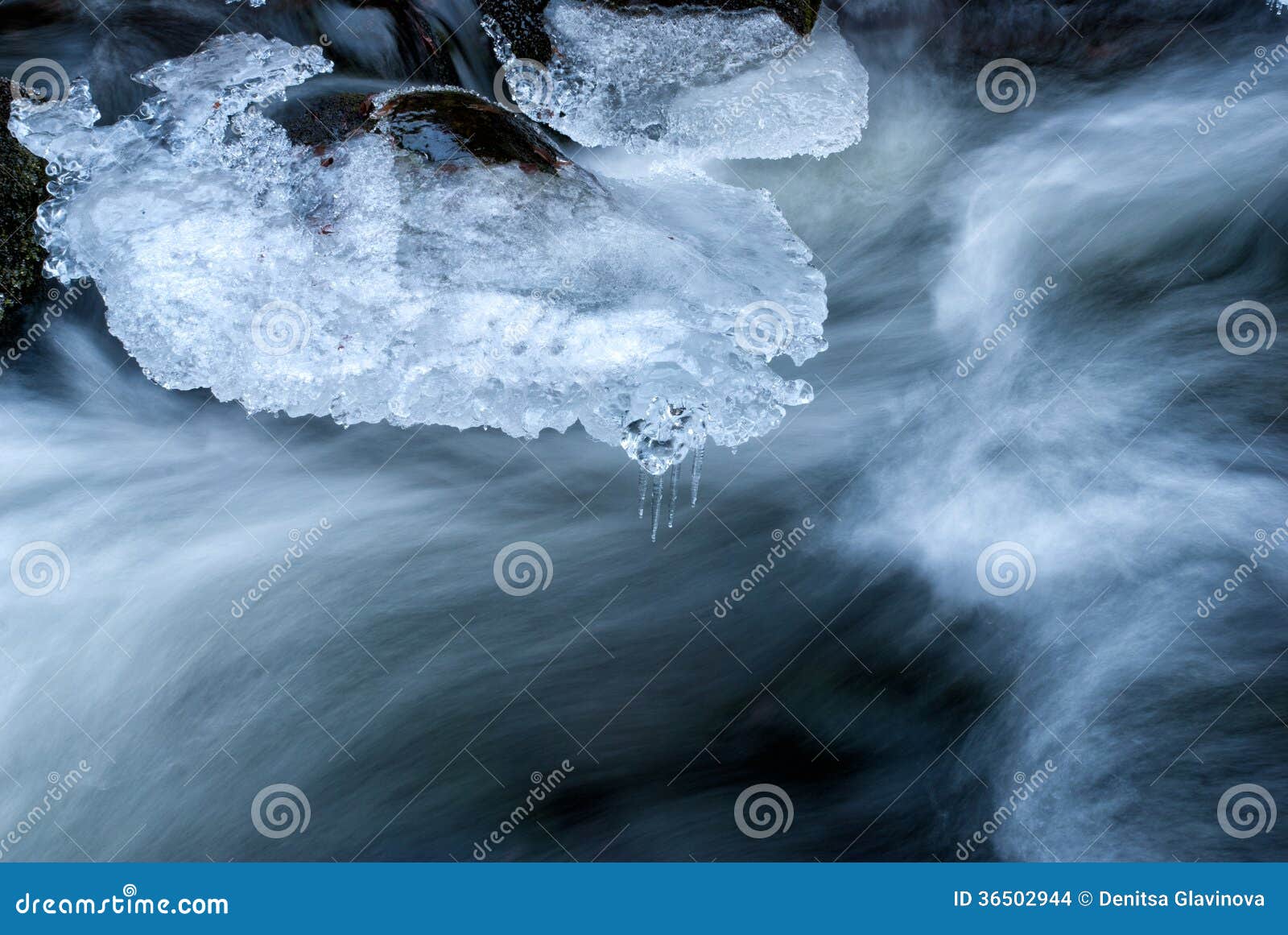 Fluent water stock photo. Image of forest, rock, horizontal - 36502944