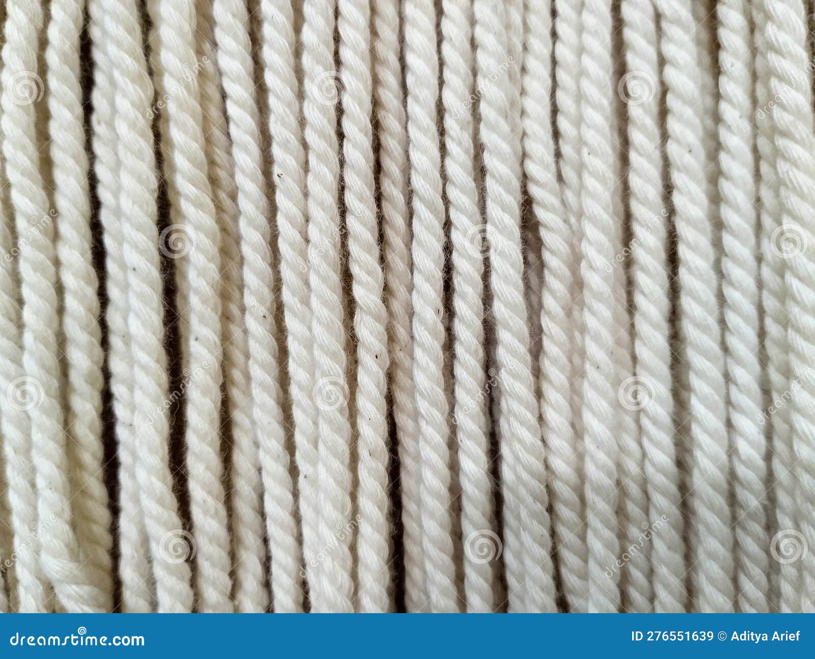 Fluffy Abstract Background of White Beige Rope-shaped Fabric Stock ...