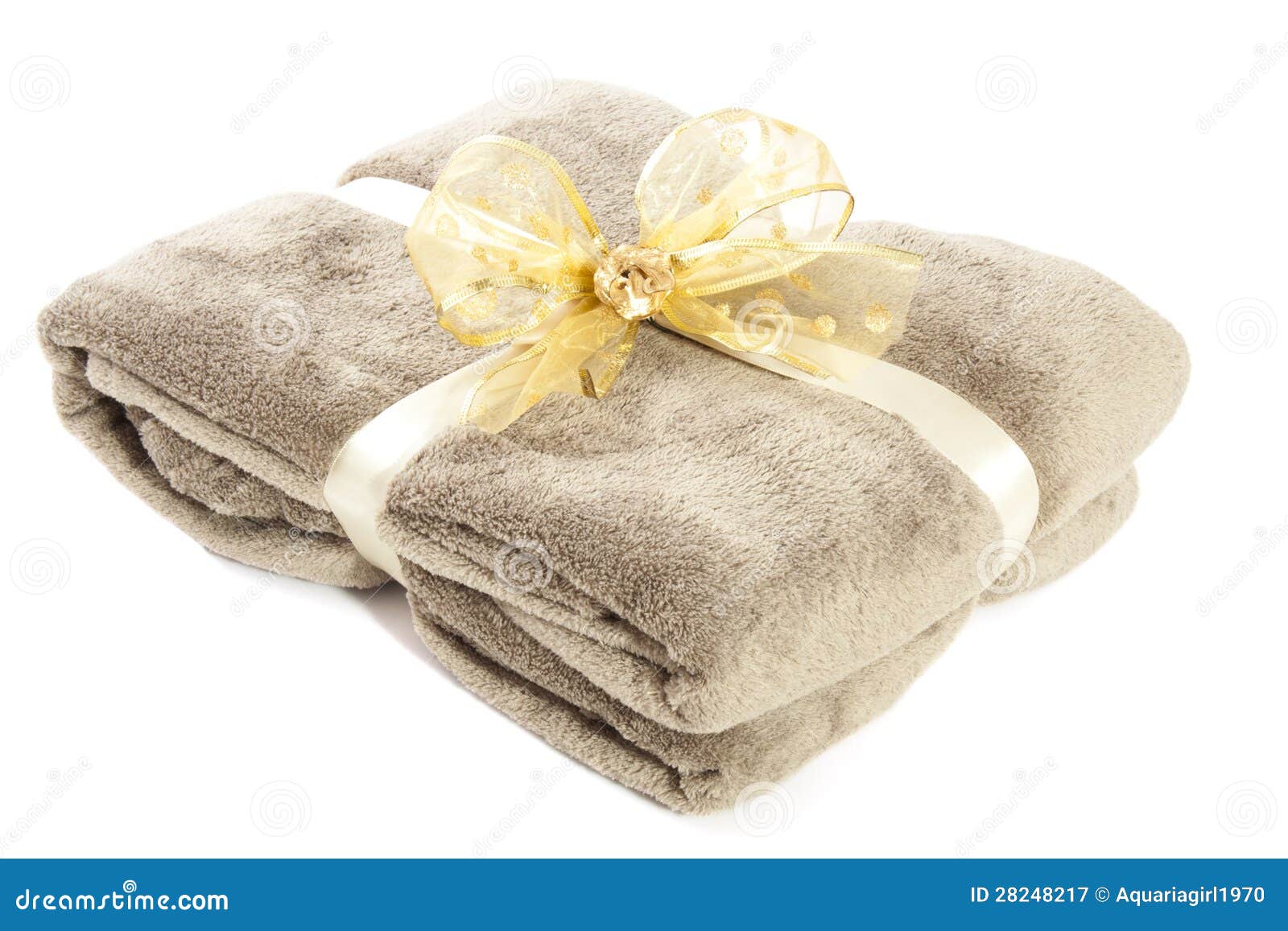 Fluffy christmas gift stock image. Image of brown, bedding - 28248217