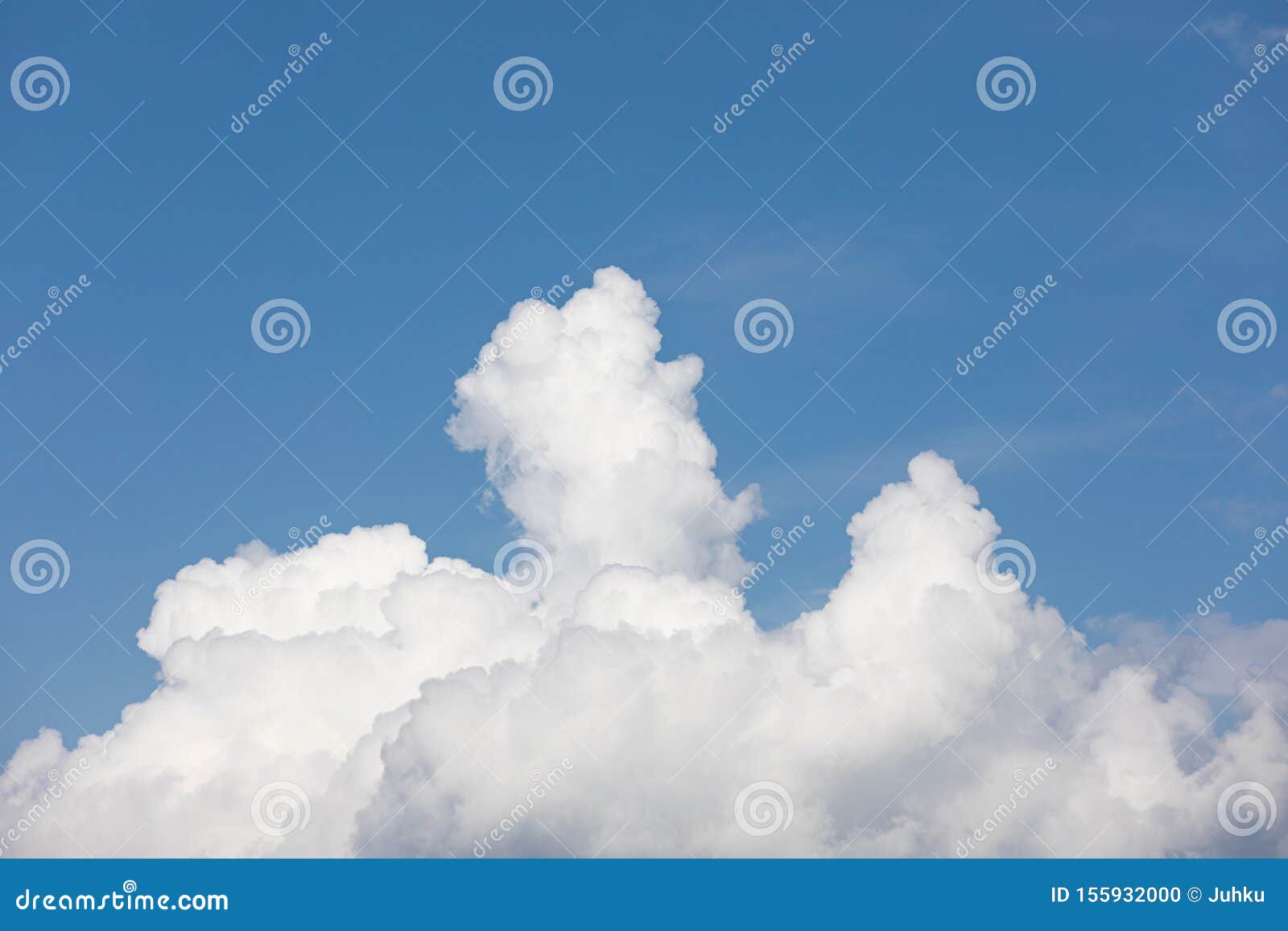 Fluffy Cloud Edge and Blue Sky Stock Photo - Image of cloudy, daylight ...