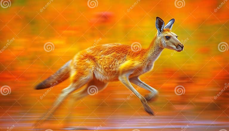 Fluffy Deer Standing in Grass, Looking Alert Generated by AI Stock ...