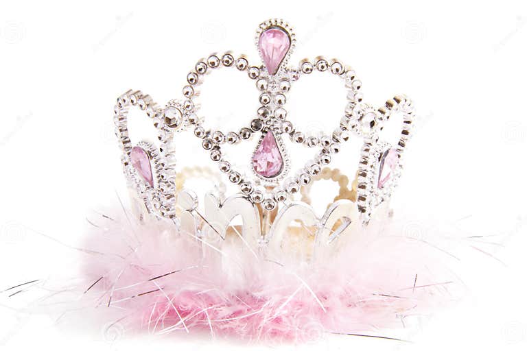 Fluffy fancy crown stock image. Image of platinum, white - 16048189