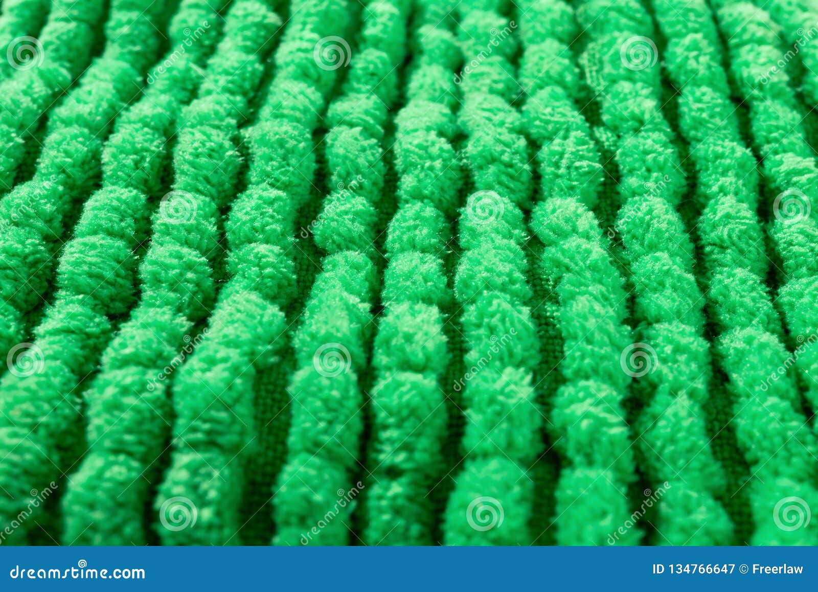Fluffy green cloth stock image. Image of soft, textile - 134766647