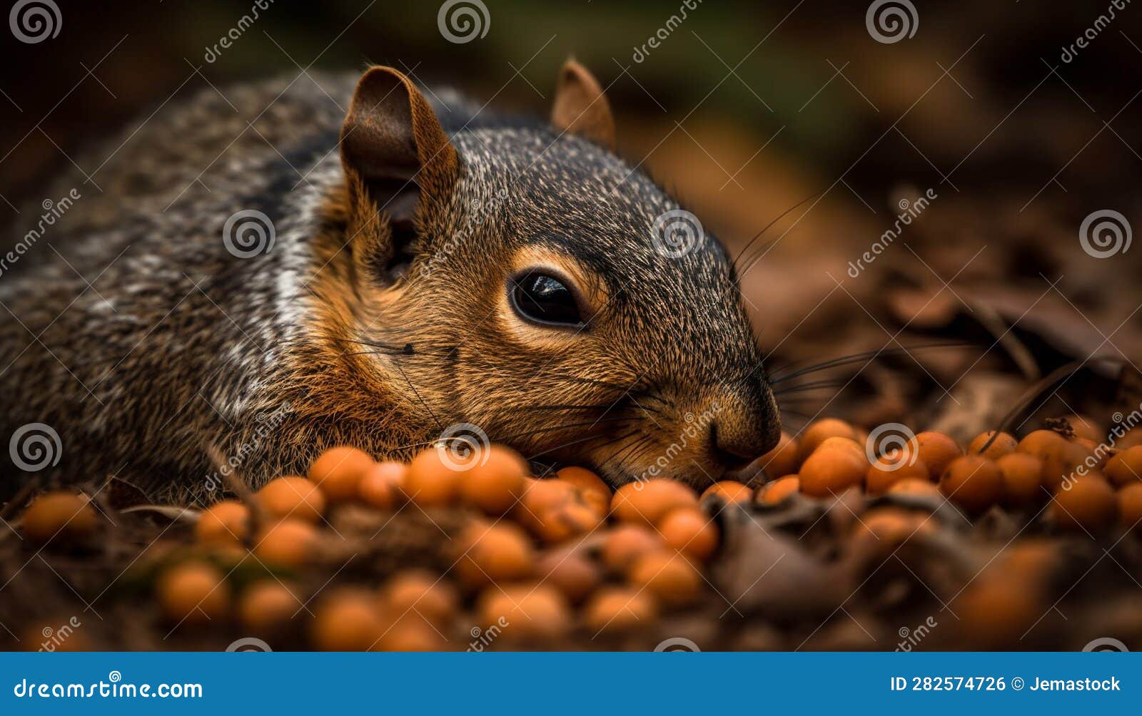 Fluffy Hare Sitting in Grass, Looking at Camera with Alertness ...